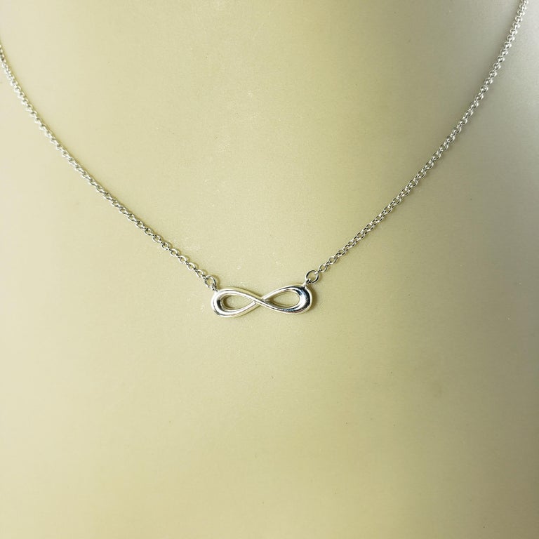 Tiffany and Co. Sterling Silver Infinity Necklace at 1stDibs