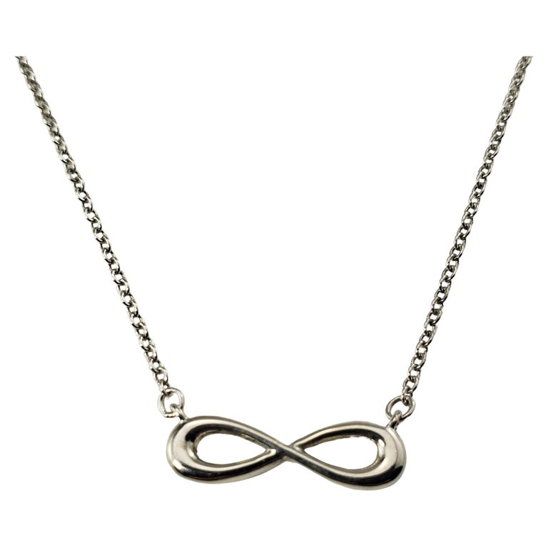 Tiffany and Co. Sterling Silver Infinity Necklace at 1stDibs