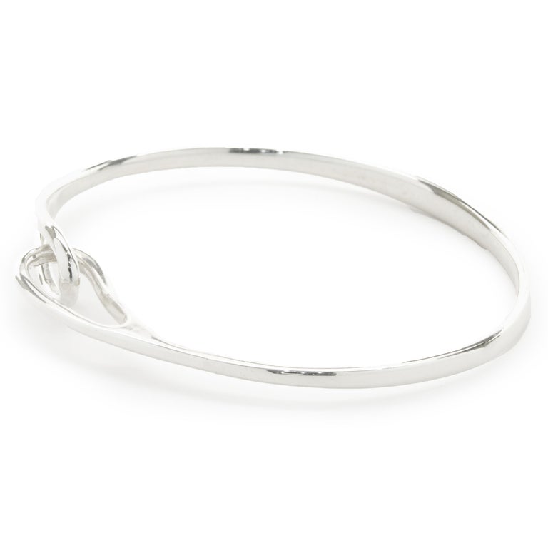 Tiffany and Co. Sterling Silver Interlocking Loop Bangle Bracelet at 1stDibs