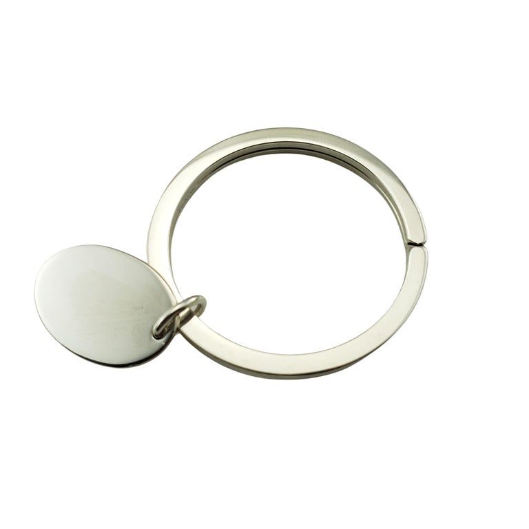 Tiffany and Co. Sterling Silver Key Ring For Sale at 1stDibs