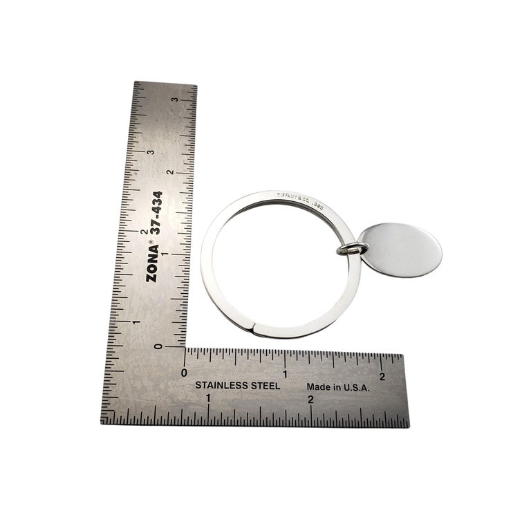 Tiffany and Co. Sterling Silver Key Ring For Sale at 1stDibs
