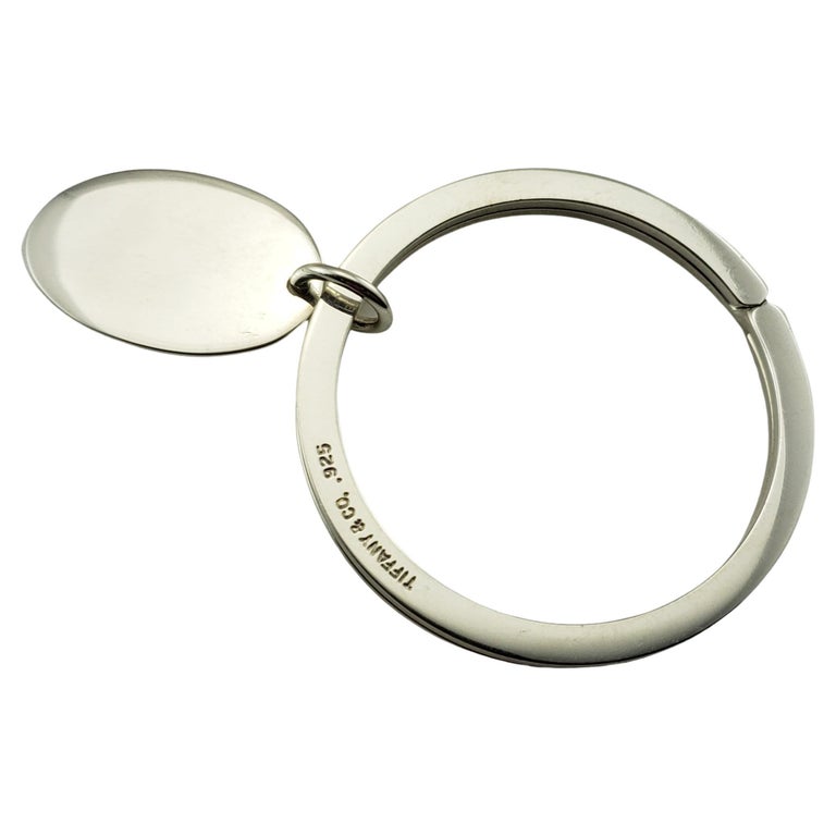 Tiffany and Co. Sterling Silver Key Ring For Sale at 1stDibs