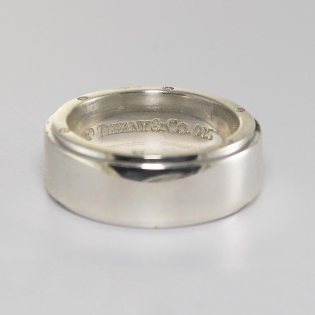 Tiffany and Co. Sterling Silver Metropolis Ring 17.7g For Sale at 1stDibs