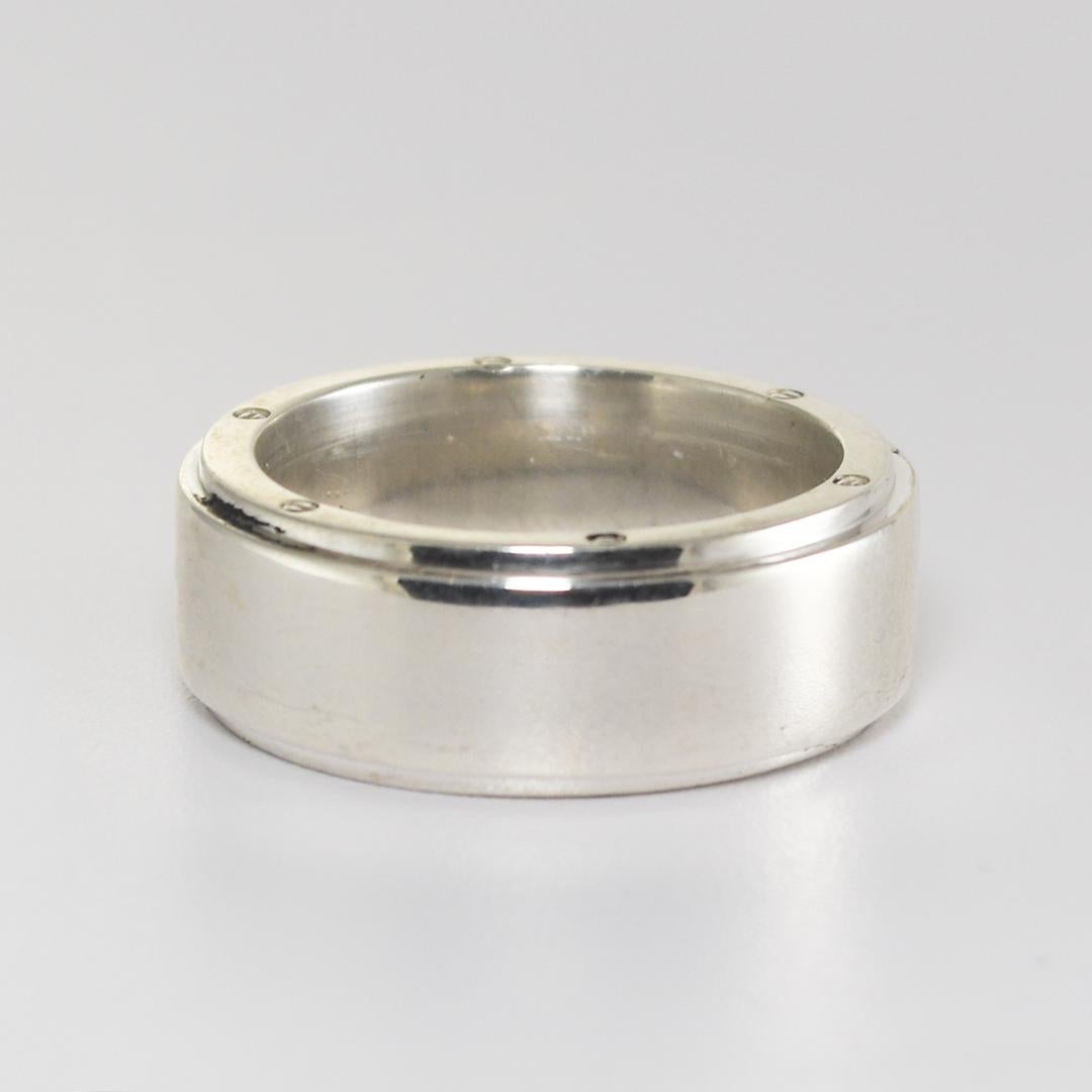 Tiffany and Co. Sterling Silver Metropolis Ring 17.7g For Sale at 1stDibs
