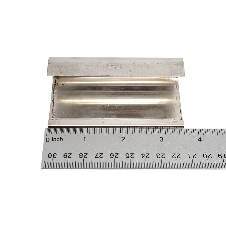 Tiffany and Co. Sterling Silver Notepad Holder For Sale at 1stDibs