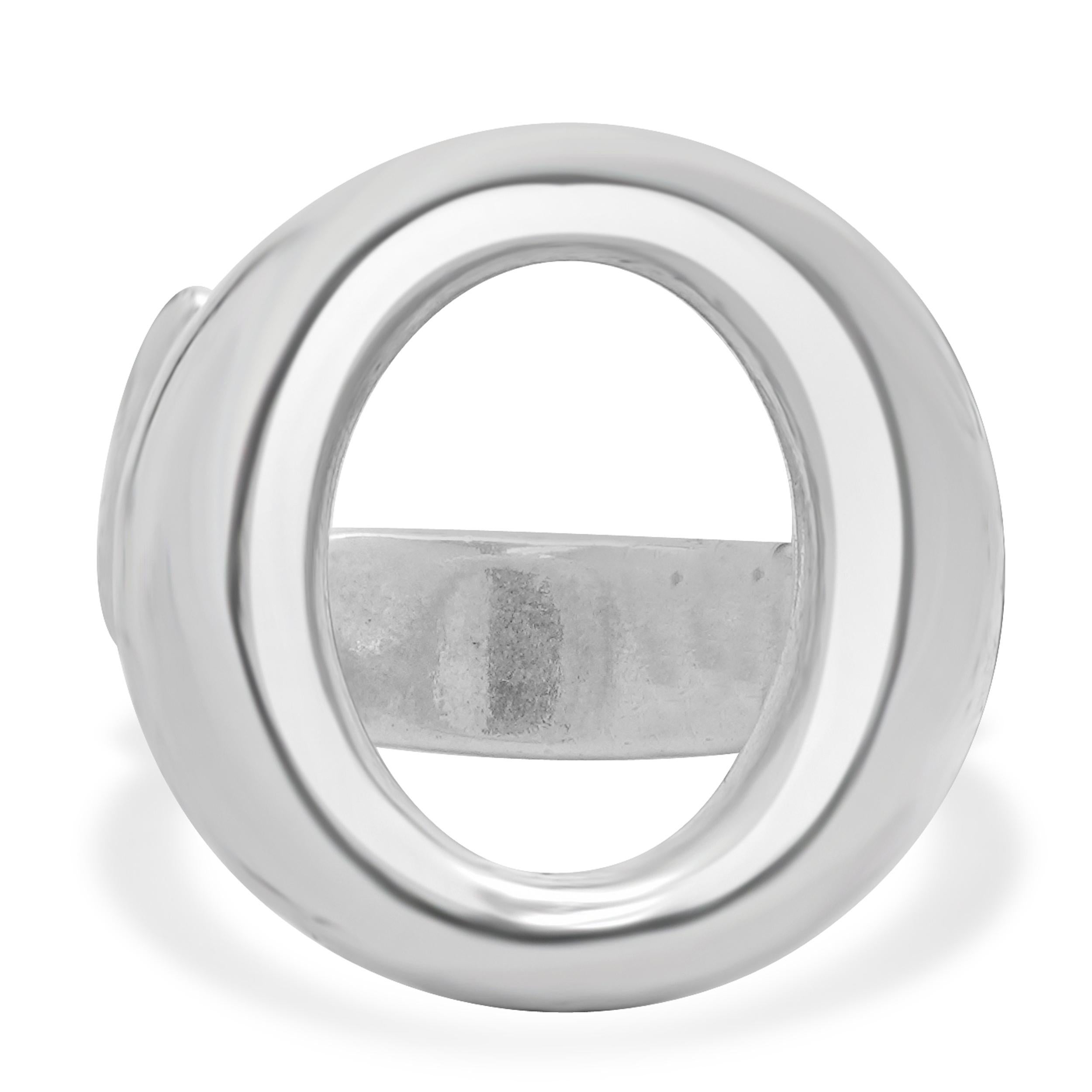 1973 Tiffany and Co Don Berg Sterling Geometric Architectural Ring Size ...