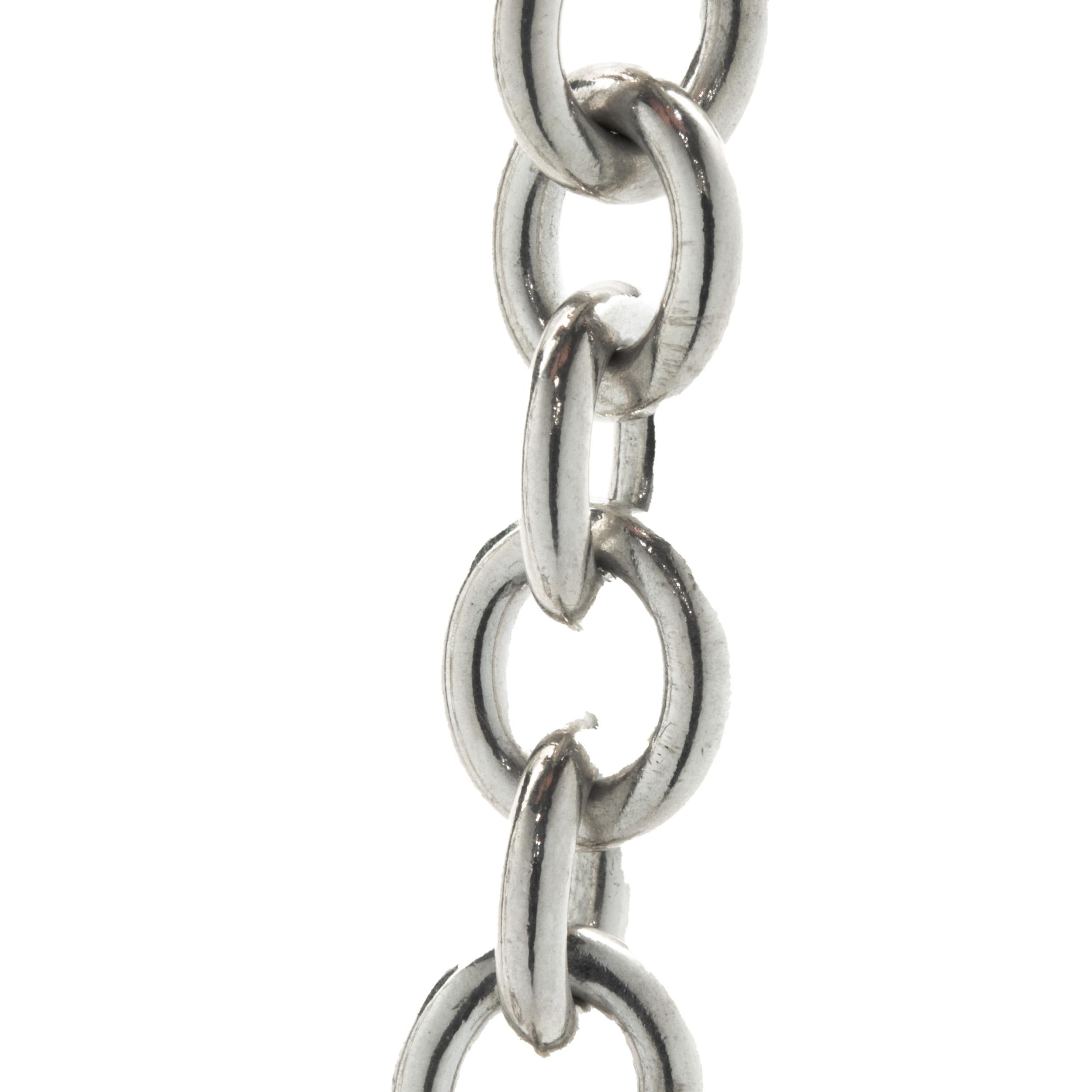 Tiffany and Co. Sterling Silver Return to Tiffany Heart Link Necklace ...