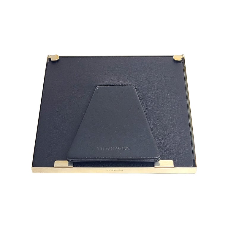 Tiffany and Co Sterling Silver Square Picture Frame For Sale at 1stDibs