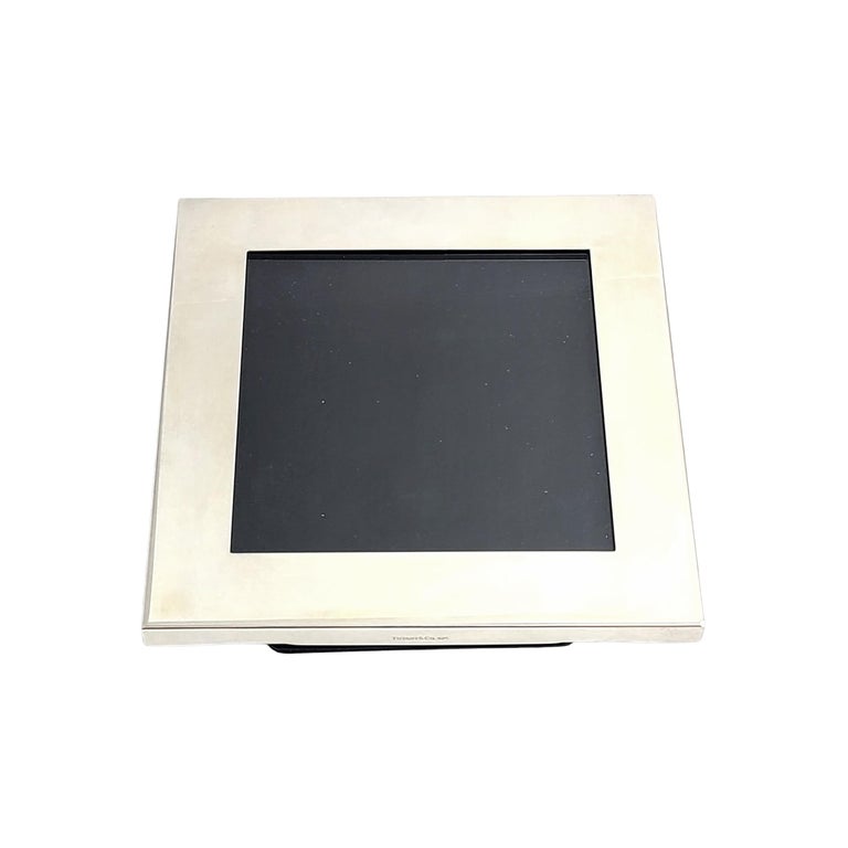 Tiffany and Co Sterling Silver Square Picture Frame For Sale at 1stDibs