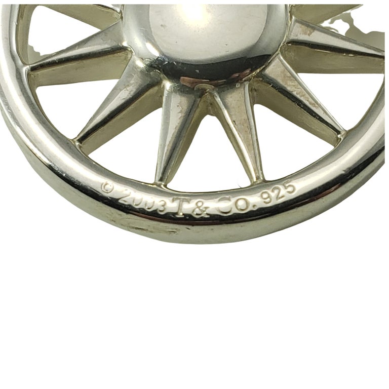 Tiffany and Co. Sterling Silver Sundial Pendant Necklace For Sale at ...