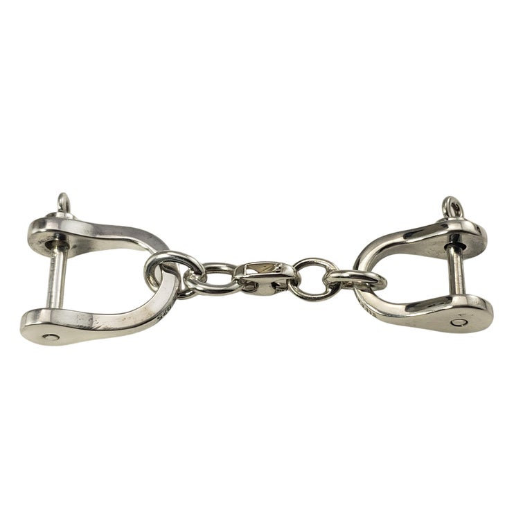 Tiffany and Co. Sterling Silver Valet Shackle Horsebit Keychain at ...