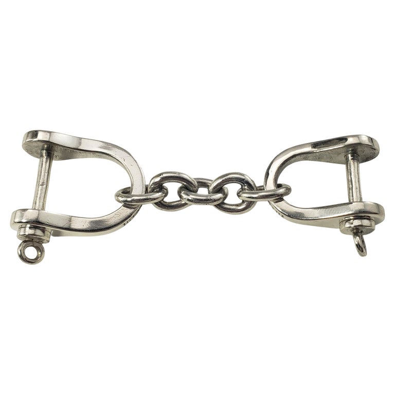 Tiffany and Co. Sterling Silver Valet Shackle Horsebit Keychain at 1stDibs