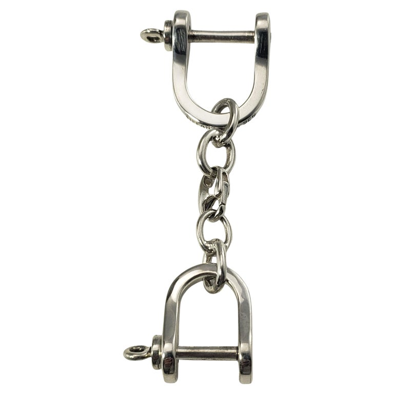 Tiffany and Co. Sterling Silver Valet Shackle Horsebit Keychain at ...