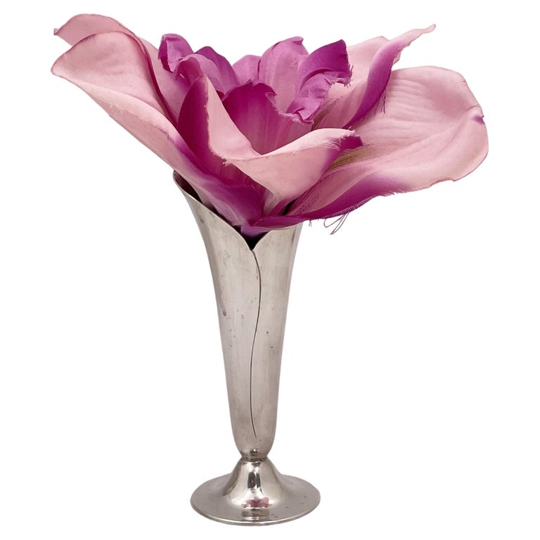 Tiffany and Co. Sterling Silver Vase in Mid-Century Modern Style For ...