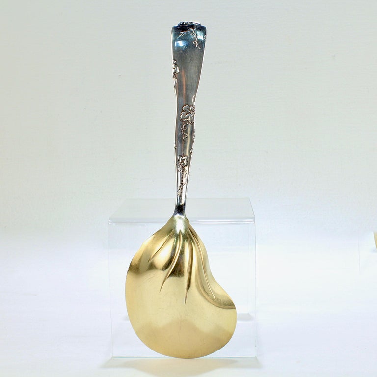 Tiffany and Co. Sterling Silver Vine Pattern Berry or Serving Spoon For ...