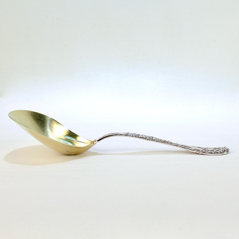 Tiffany and Co. Sterling Silver Vine Pattern Berry or Serving Spoon For ...