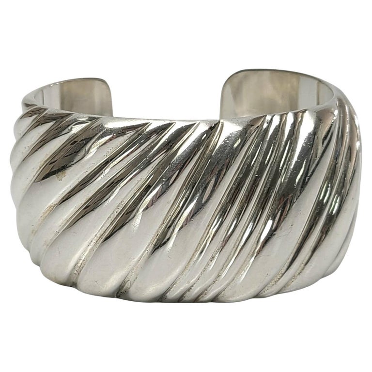 Cool Silver Wide Cuff Bracelet Images