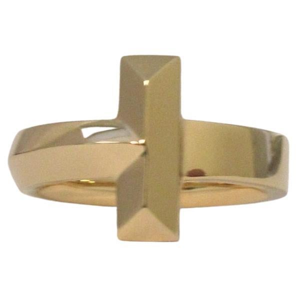 Tiffany and Co. T1 Ring 18K Rose Gold with Diamonds at 1stDibs | t1 ...