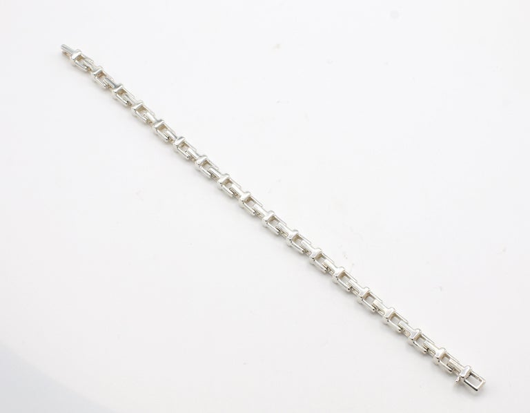 Tiffany and Co. T Collection T Chain Link Sterling Silver Bracelet at ...