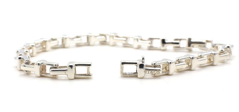 Tiffany and Co. T Collection T Chain Link Sterling Silver Bracelet at ...