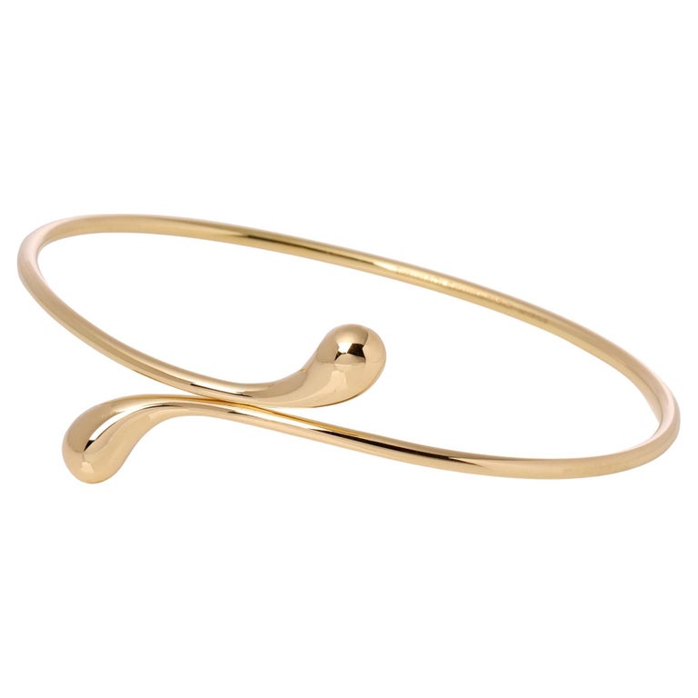 Tiffany and Co. Teardrop Bangle For Sale at 1stDibs