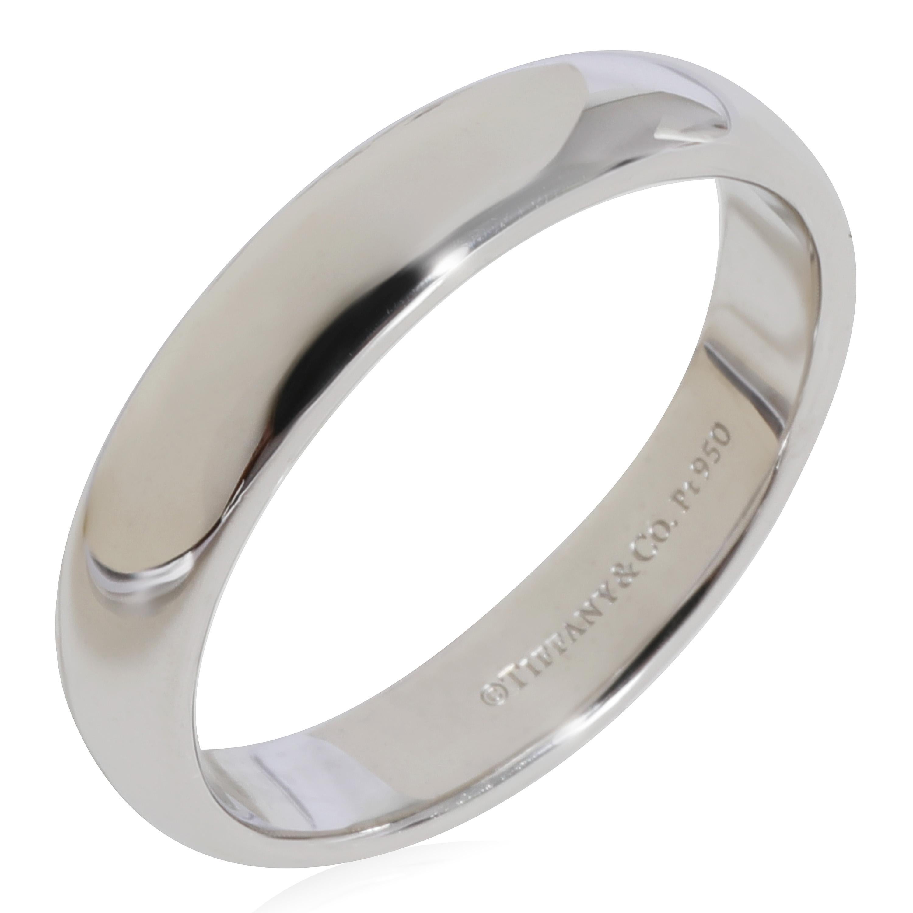 Tiffany and Co. Tiffany Classic Band in 950 Platinum For Sale at ...