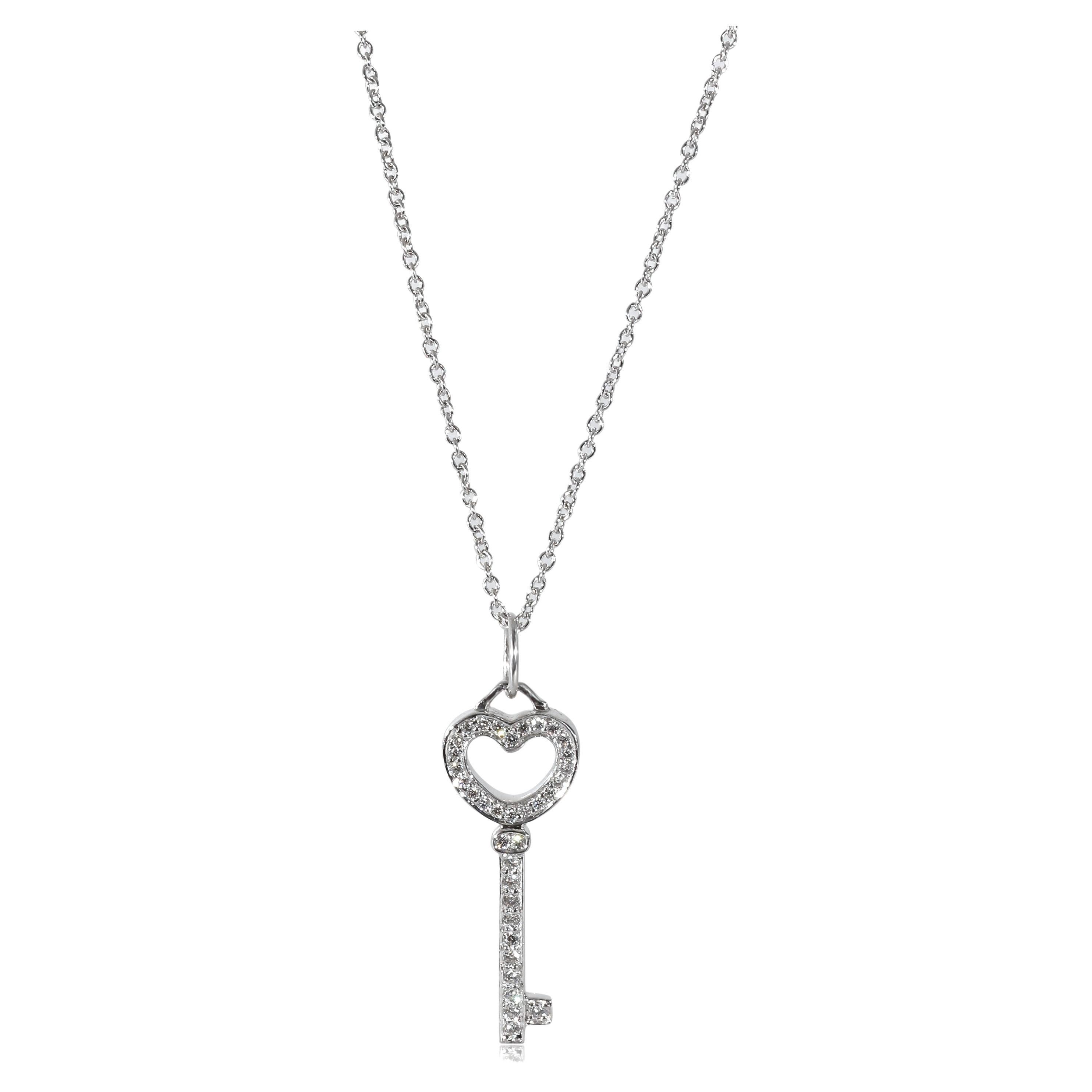 Tiffany and Co. Tiffany Keys Fashion Pendant in Platinum 0.12 CTW For ...