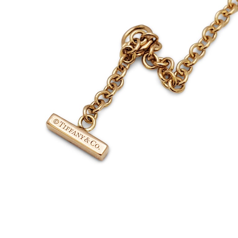 Tiffany and Co. Tiffany T 'Smile' Rose Gold Bracelet For Sale at 1stDibs