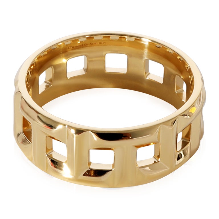 Tiffany and Co. Tiffany T True Ring in 18k Yellow Gold For Sale at 1stDibs