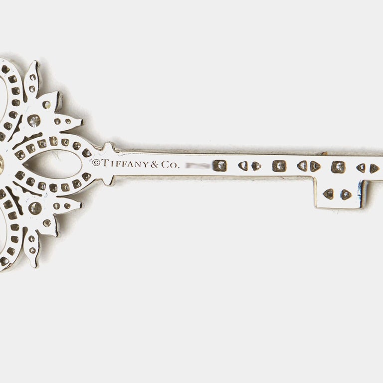 Tiffany and Co. Tiffany Victoria Key Diamond Yellow Diamond Platinum ...