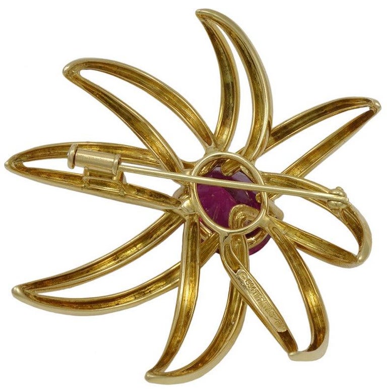 Tiffany and Co. Tourmaline Gold Fireworks Brooch at 1stDibs | tiffany ...