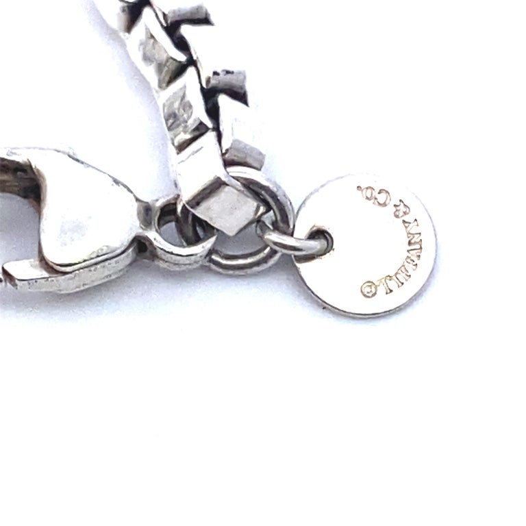 Tiffany and Co Venetian Box Link Bracelet For Sale at 1stDibs