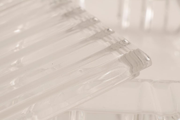 Tiffany and Co. VI Atlas Design Rectangular Glass Trinket Box at ...