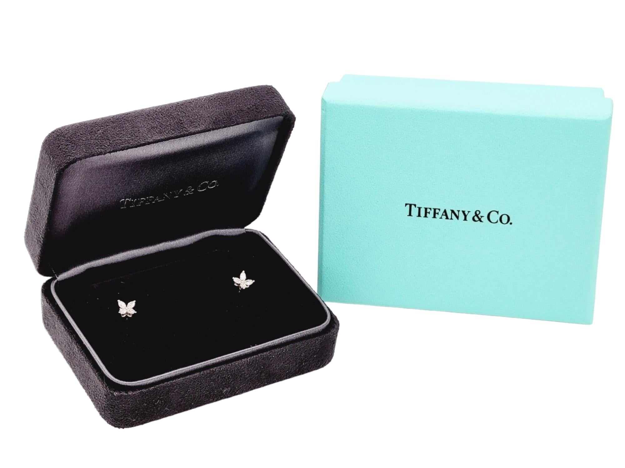 Tiffany and Co. Victoria Mini .19 Carats Diamond Stud Earrings in ...