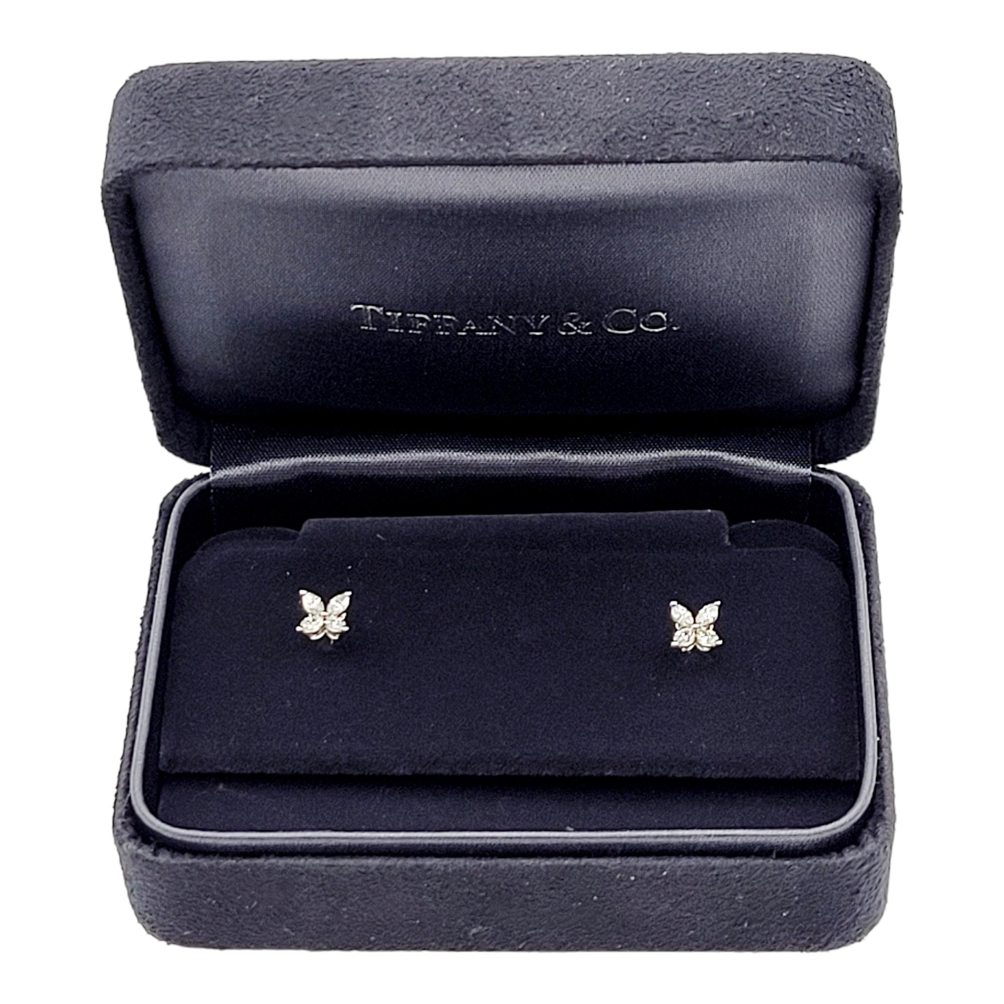 Tiffany and Co. Victoria Mini .19 Carats Diamond Stud Earrings in ...