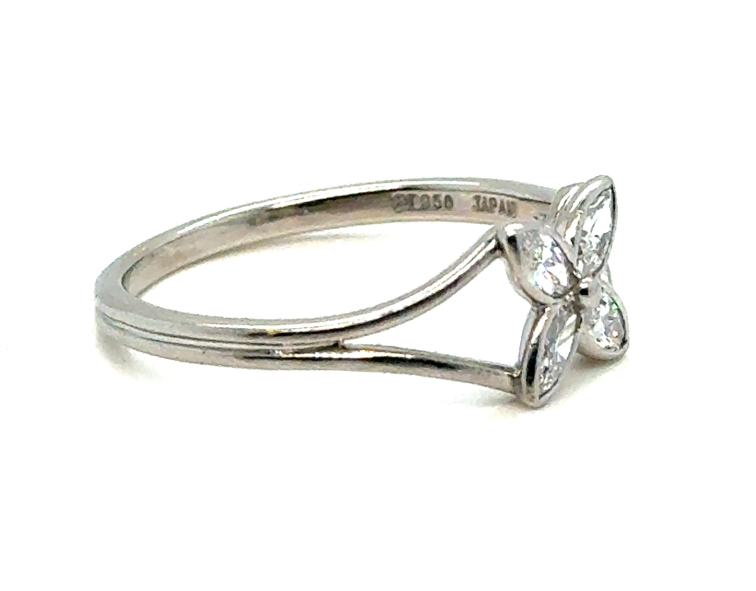 Tiffany and Co Victoria Ring Marquise Flower Diamond Platinum MSRP $4 ...