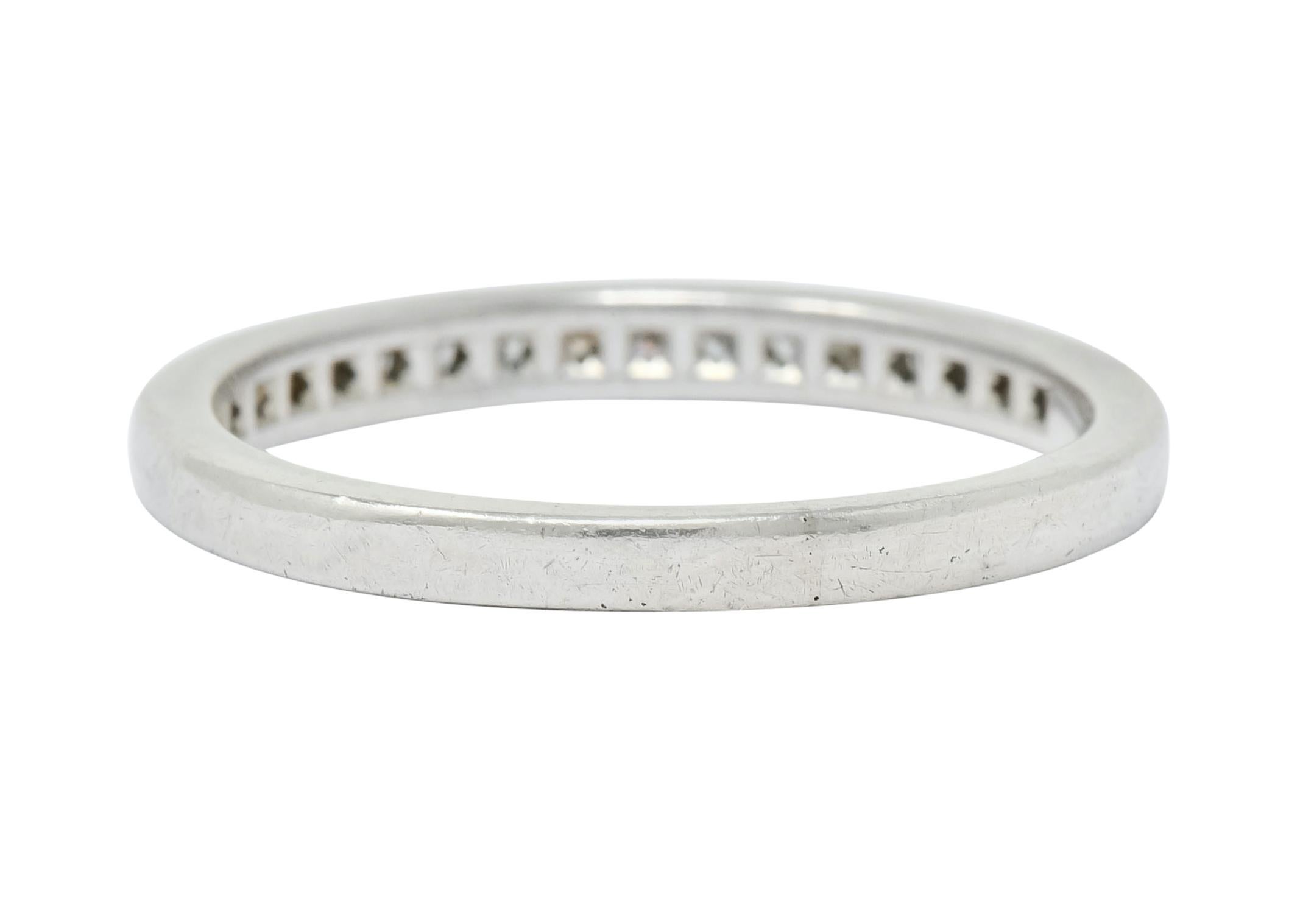 Tiffany and Co. Vintage Diamond Anniversary Stacking Band Ring at 1stDibs | anniversary stacking ...