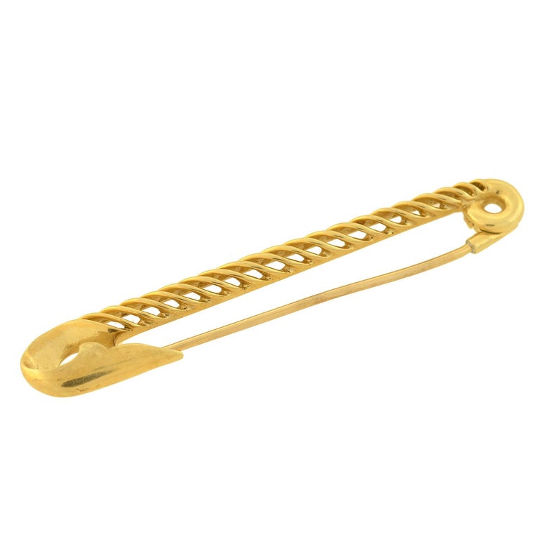 Tiffany and Co. Vintage Gold Safety Pin at 1stDibs | tiffany and co ...