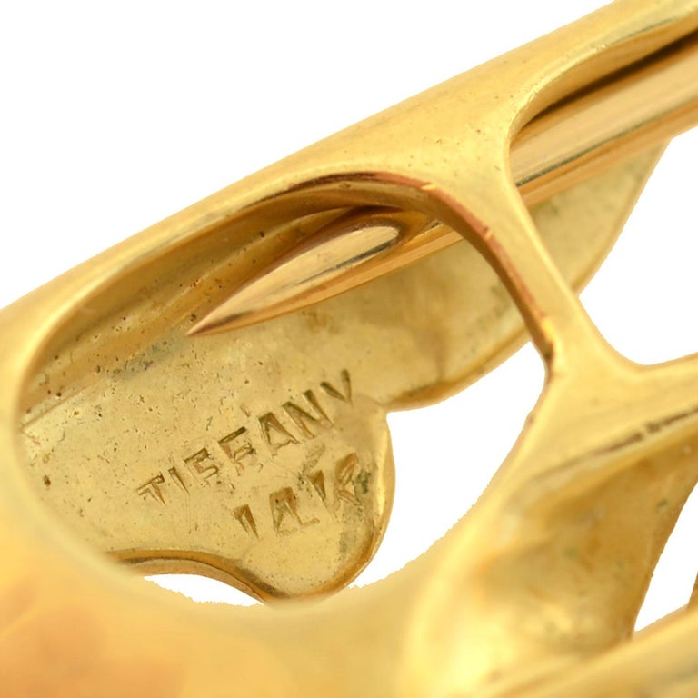 Tiffany and Co. Vintage Gold Safety Pin at 1stDibs | tiffany and co ...