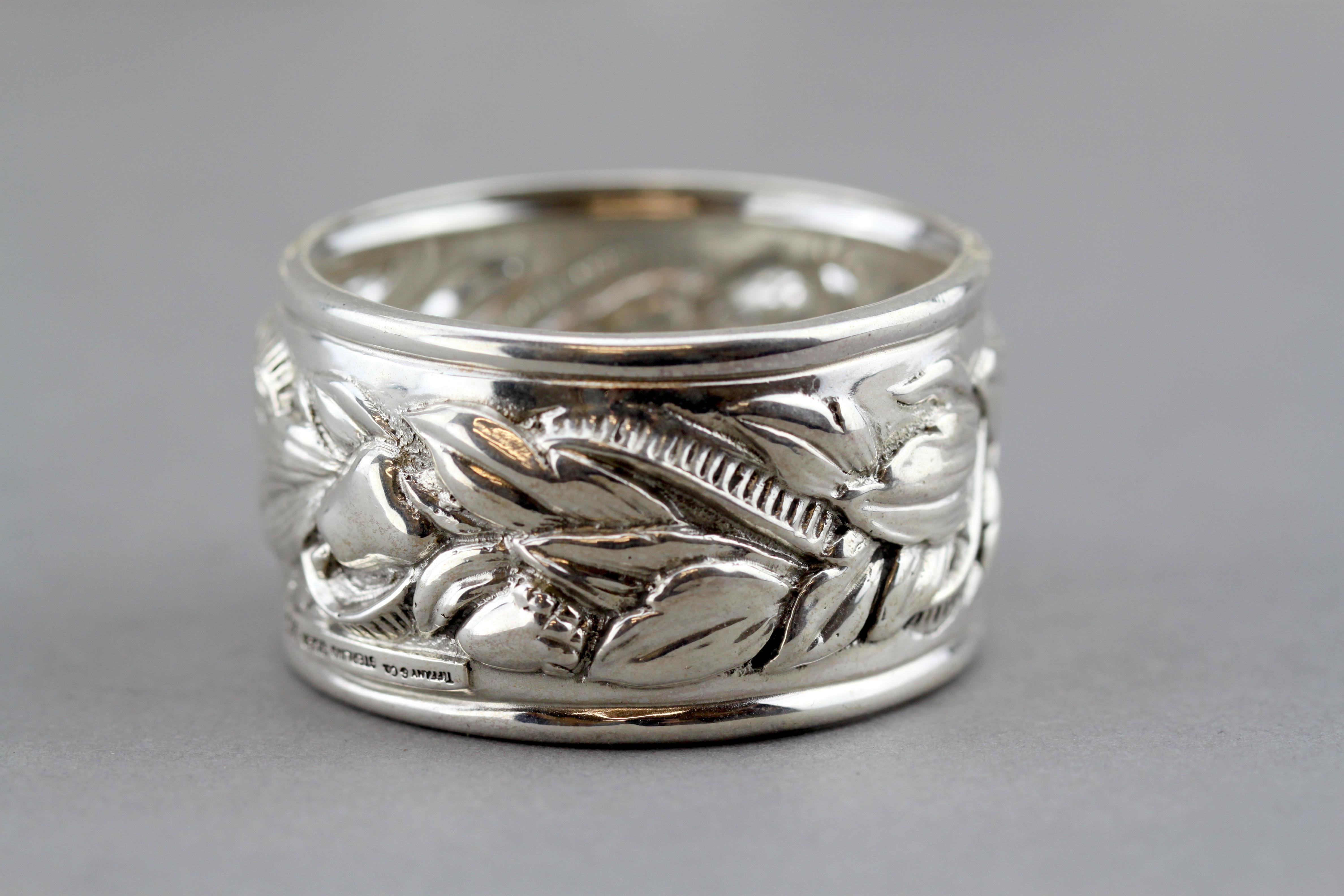 Tiffany and Co. Vintage Sterling Silver Set of 12 Napkin Rings at ...