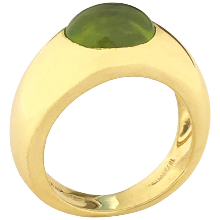 Tiffany and Co. Yellow Gold and Peridot Ring at 1stDibs | tiffany ...