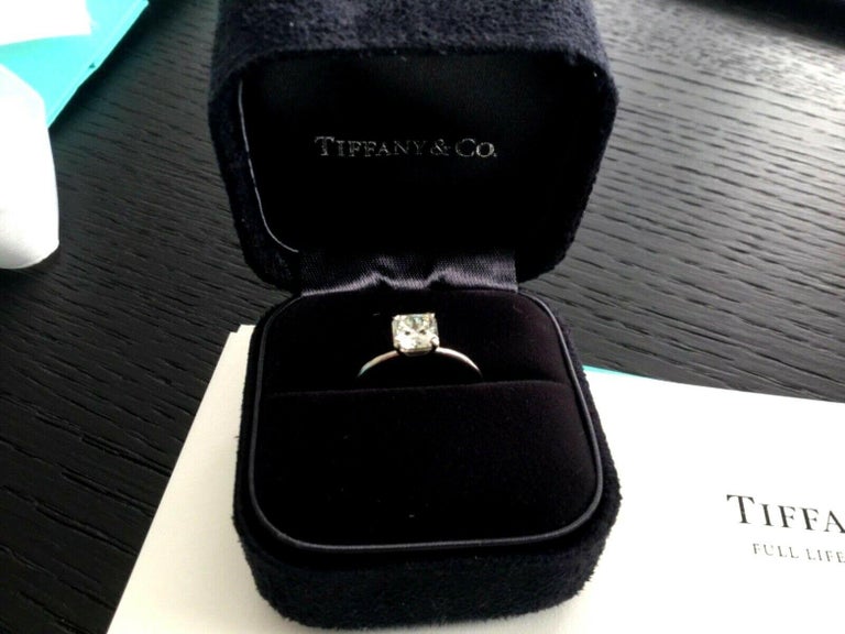 Tiffany and Co. 2018 True Diamond .90 Carat Ring H Internal Flawless ...