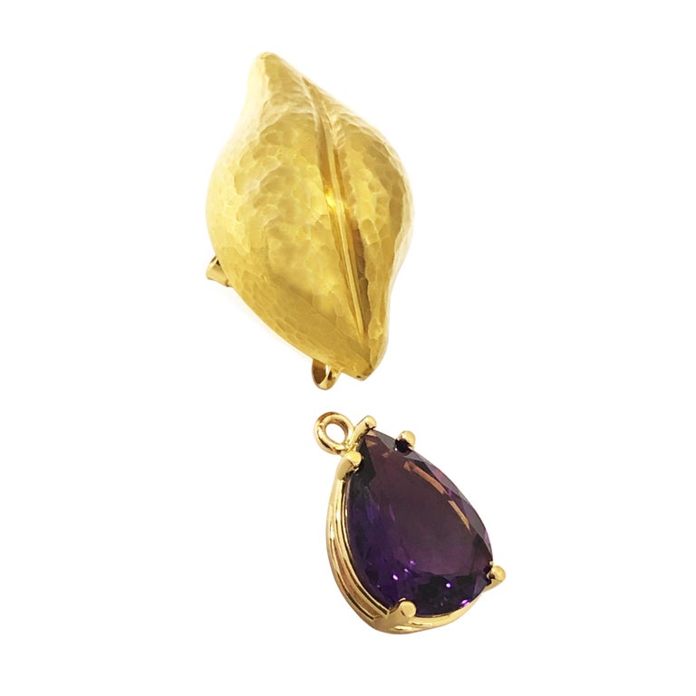 Tiffany And Co Paloma Picasso Large Gold And Amethyst Convertible