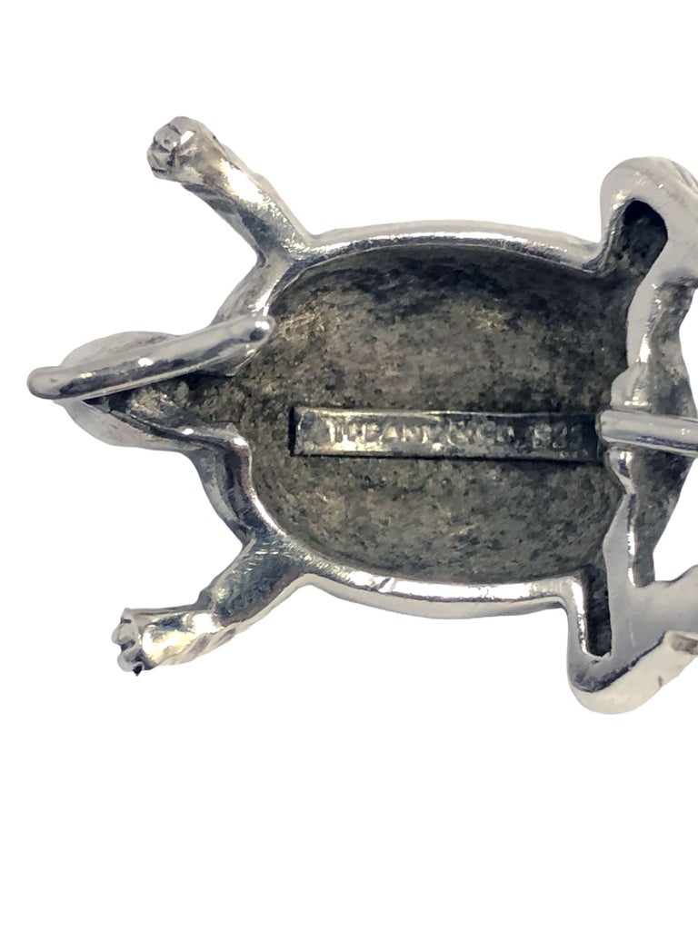 Tiffany and Company Vintage Sterling Silver Turtle Bracelet For Sale at ...