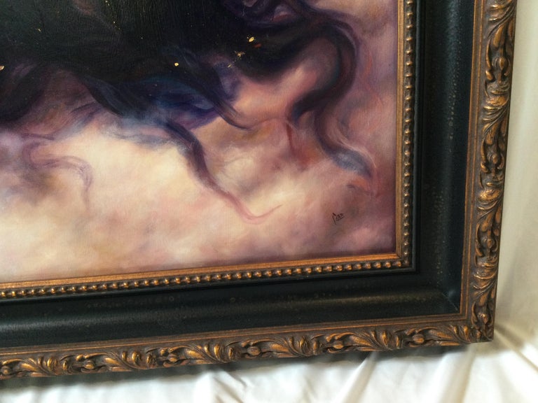 Tiffany Dae "Madonna" Modern Surrealist Oil Painting Signed For Sale at ...