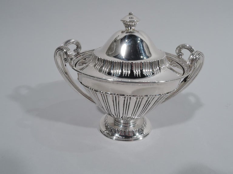 Tiffany Edwardian Classical Sterling Silver 3-Piece Bachelor Tea Set ...