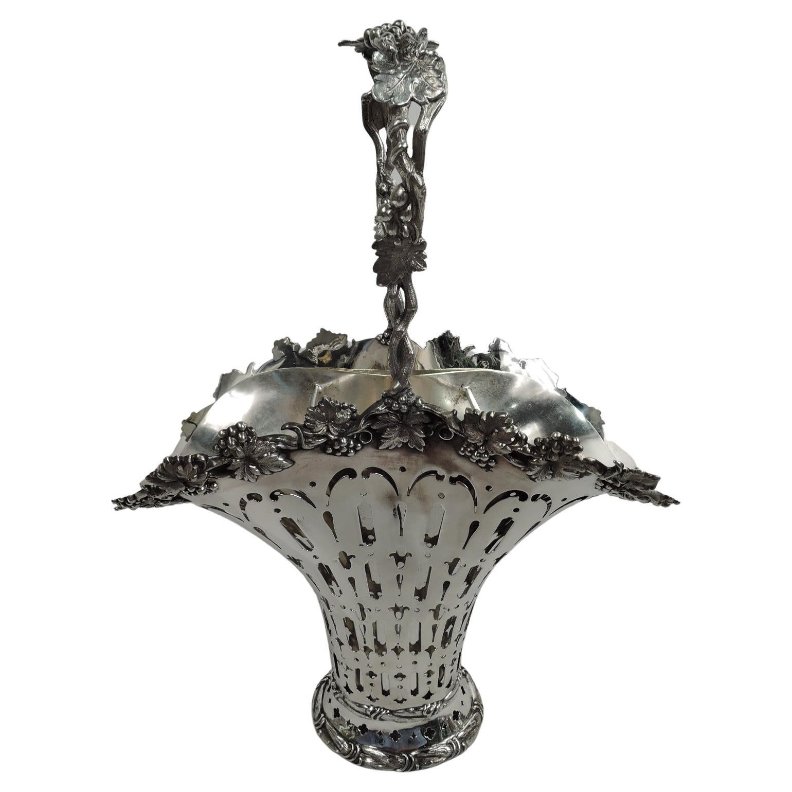 German Silver Baskets with Handles by W. Binder and Ap, Made before ...
