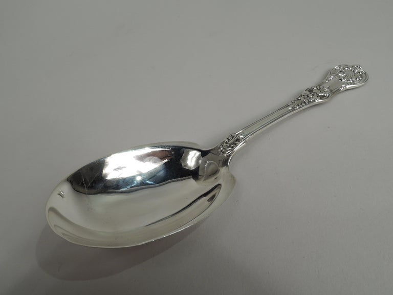 Tiffany English King Sterling Silver Preserve Spoon For Sale at 1stDibs