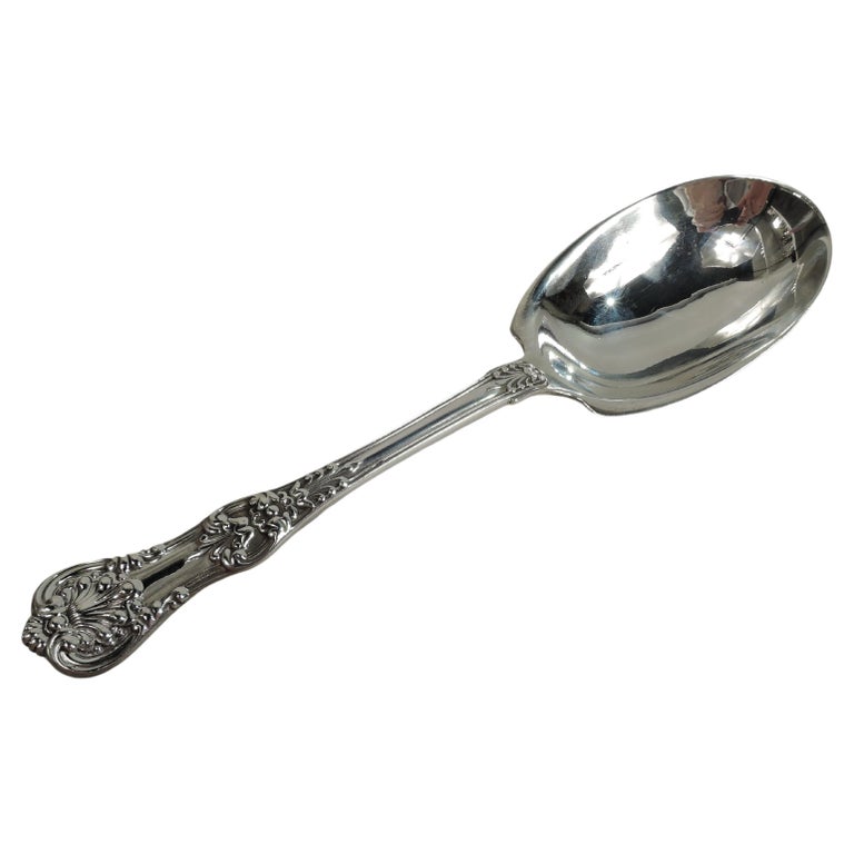 Tiffany English King Sterling Silver Preserve Spoon For Sale at 1stDibs