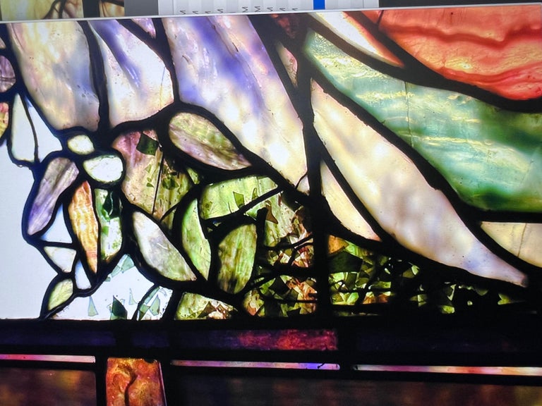 Tiffany glass and decorating New York Circle 1890 “GIVING” For Sale at ...